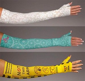 Kompressionsærmer til kvinder med lymfødem